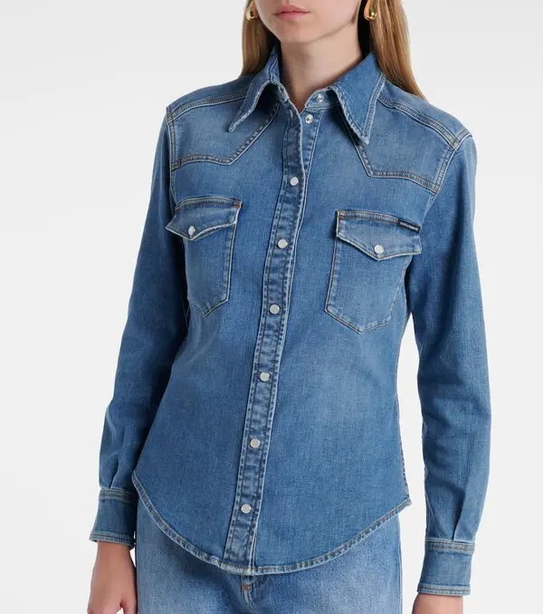 Dolce & Gabbana Washed Denim Shirt
