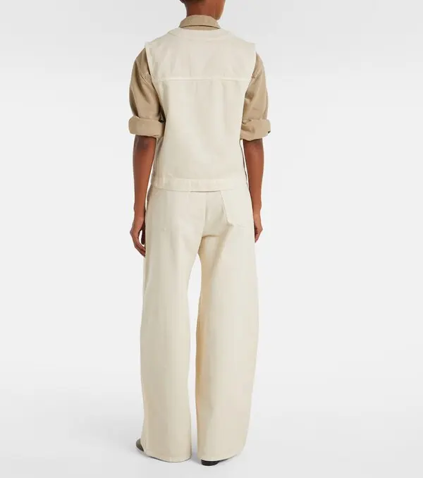 LEMAIRE Cotton Vest - White