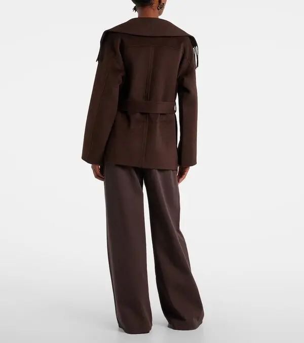 Simkhai Rowen Fringed Wool-blend Jacket - Brown