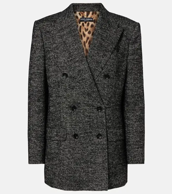 Dolce & Gabbana Double-breasted Wool-blend Jacket