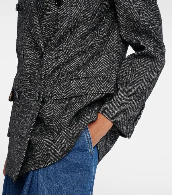 Dolce & Gabbana Double-breasted Wool-blend Jacket