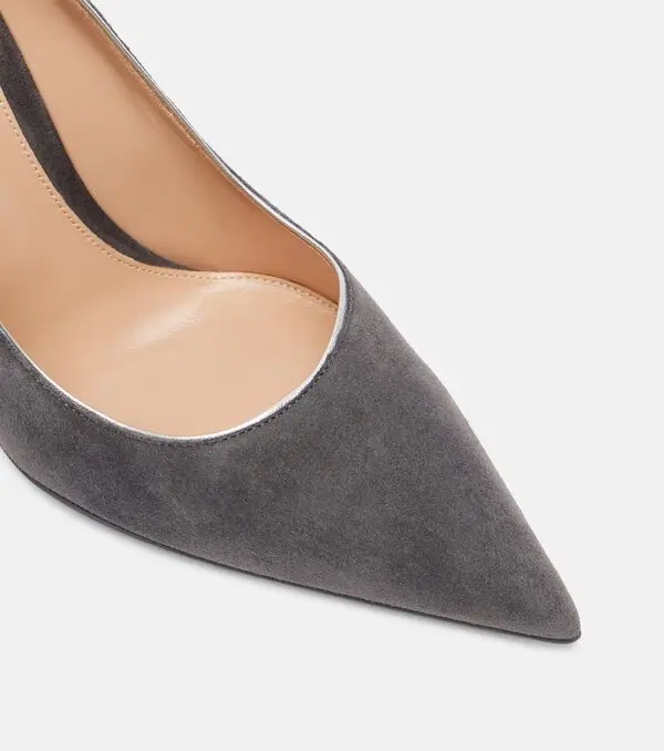GIANVITO ROSSI Pointy 95 Suede Pumps