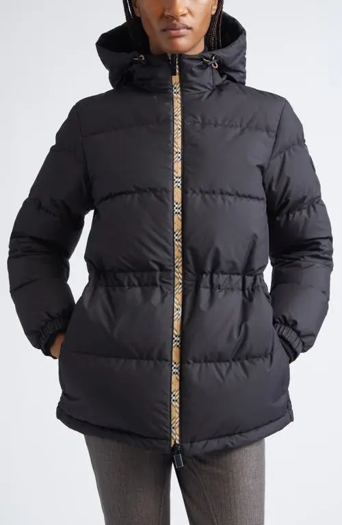 Burberry Keswick Quilted Down Hooded Puffer Jacket