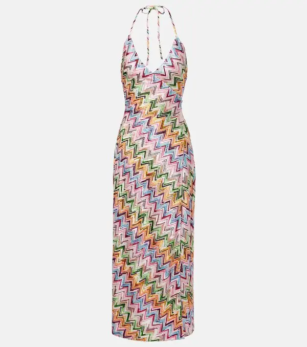 Missoni Zigzag Midi Dress - Multicoloured