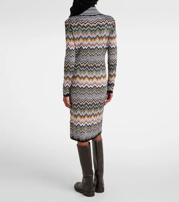 Missoni Zigzag Knit Midi Dress