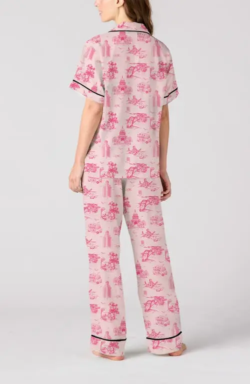 KATIE KIME Austin Toile Pants Set - Pink
