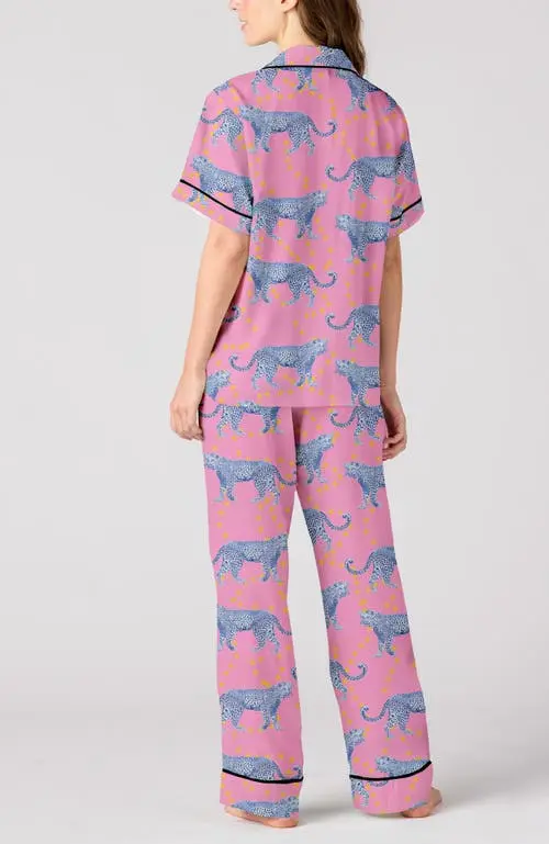 KATIE KIME Cosmic Cheetah Pajama Pant Set