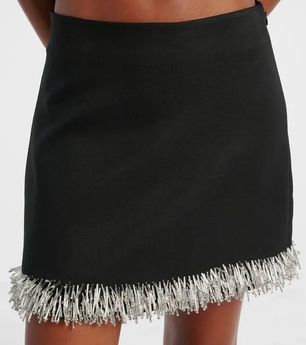 Simkhai Embellished Mini Skirt