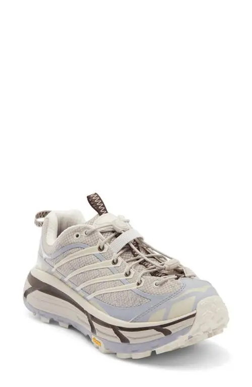 HOKA® Mafate Three2 Wordmark Sneaker - Putty/foggy Grey