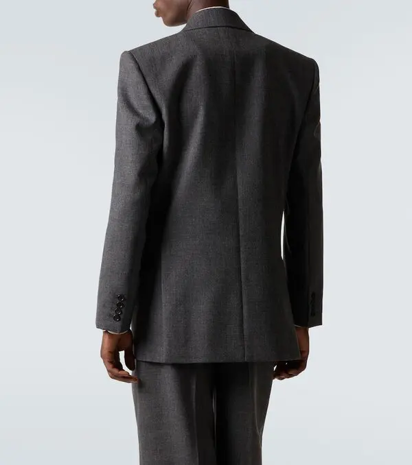 Saint Laurent Double-breasted Wool Blazer