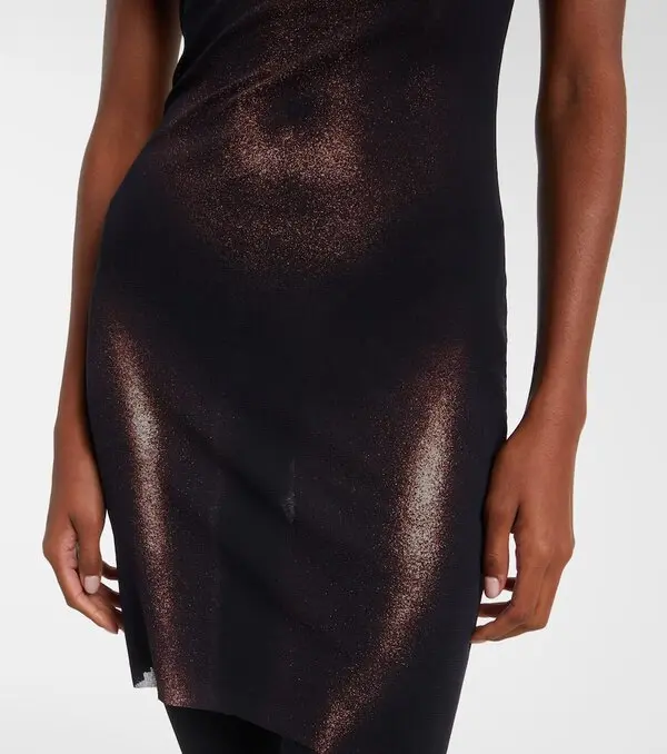 JEAN PAUL GAULTIER Trompe L'oeil Mesh Minidress