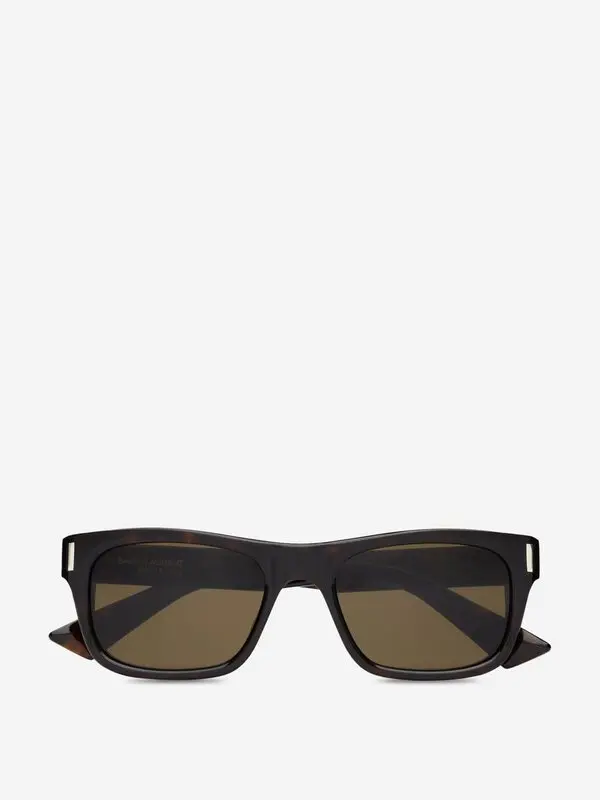 Saint Laurent Square Frame Sunglasses - Black