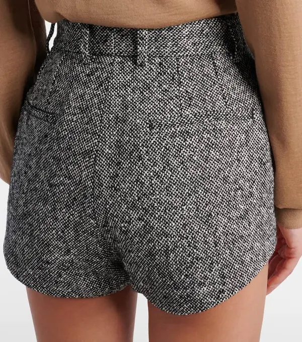Dolce & Gabbana High-rise Wool-blend Tailored Shorts