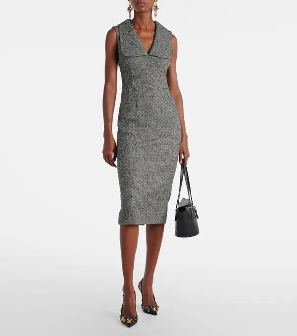 Dolce & Gabbana Wool-blend Midi Dress