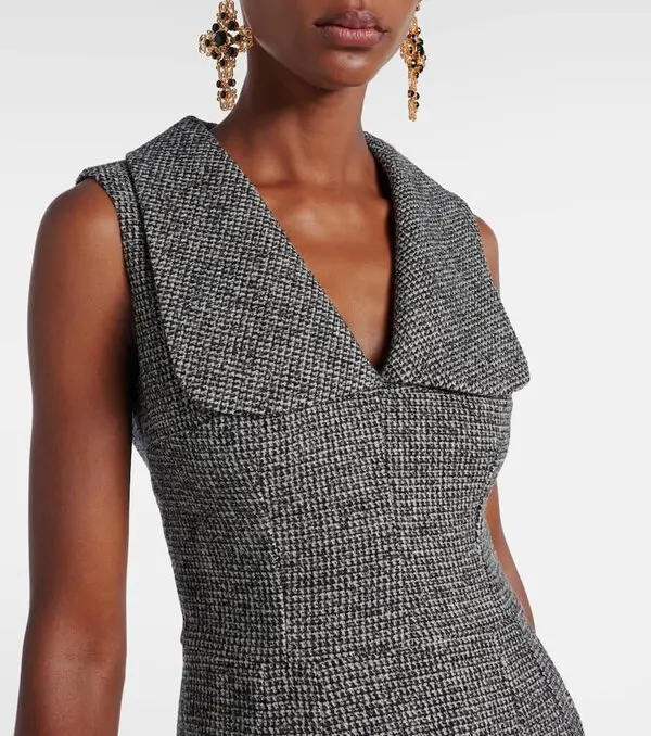 Dolce & Gabbana Wool-blend Midi Dress