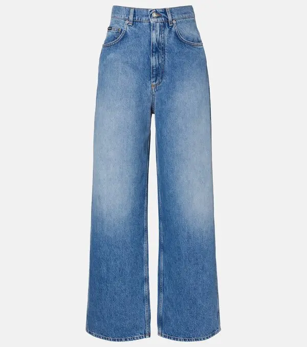 Dolce & Gabbana High-rise Wide-leg Jeans