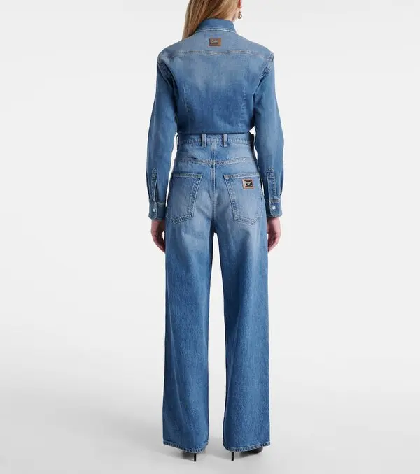 Dolce & Gabbana High-rise Wide-leg Jeans