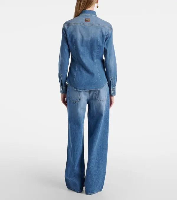 Dolce & Gabbana Washed Denim Shirt