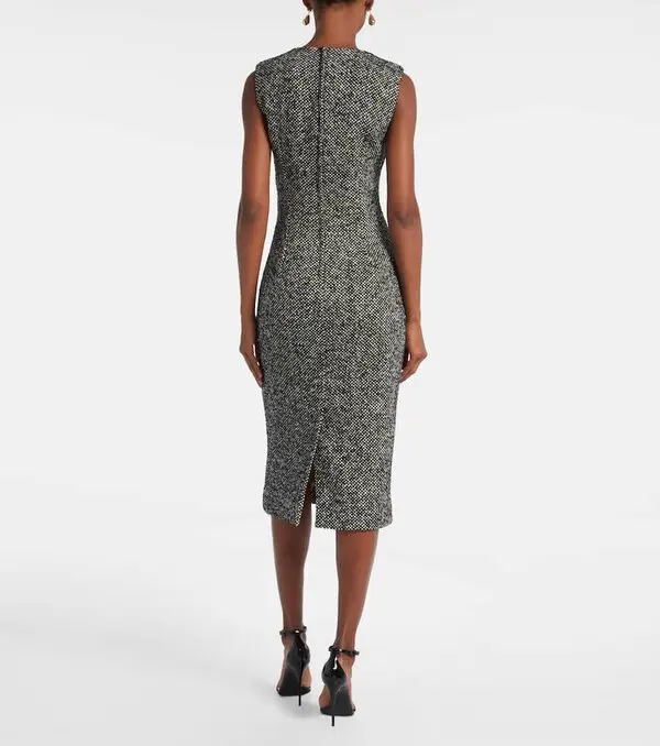 Dolce & Gabbana Checked Midi Dress