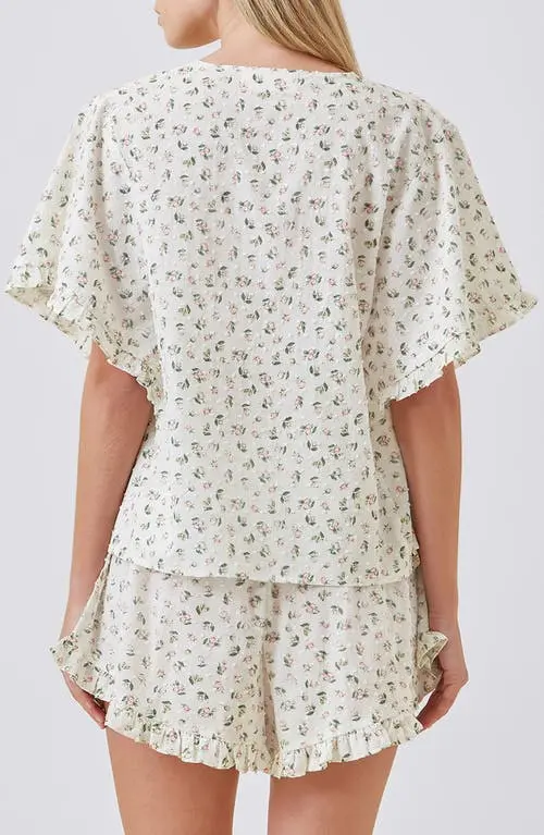 PAPINELLE Swiss Dot Short Pajamas