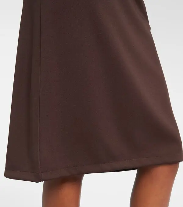 COURREGES Interlock Tracksuit Midi Skirt