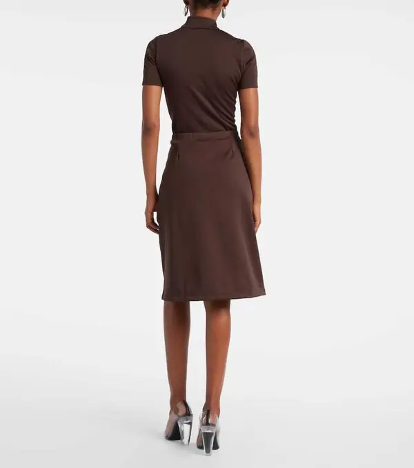 COURREGES Interlock Tracksuit Midi Skirt