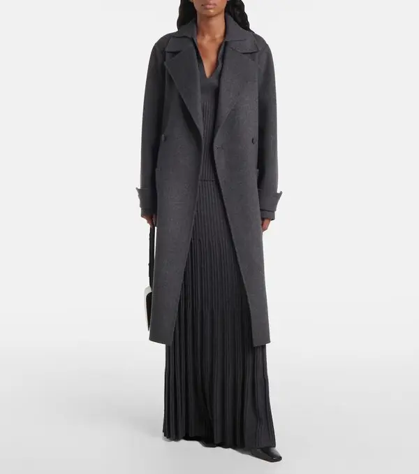 JOSEPH Merino Wool Ribbed-knit Maxi Skirt