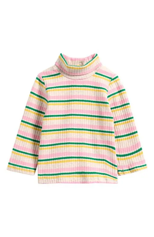 BOBO CHOSES Stripe Rib Turtleneck Sweater