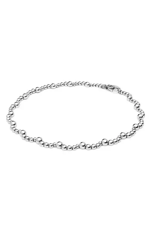 Lagos Caviar Bubbly Bead Collar Necklace - Sterling Silver