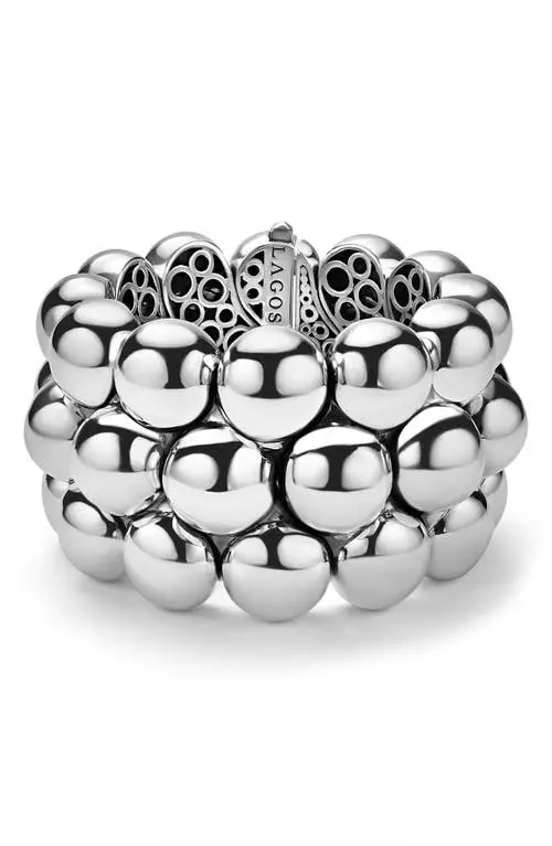 Lagos Caviar Bubbly Bead Bracelet - Sterling Silver