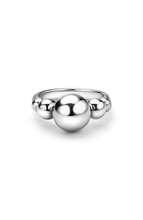 Lagos Caviar Bubbly Ring - Sterling Silver