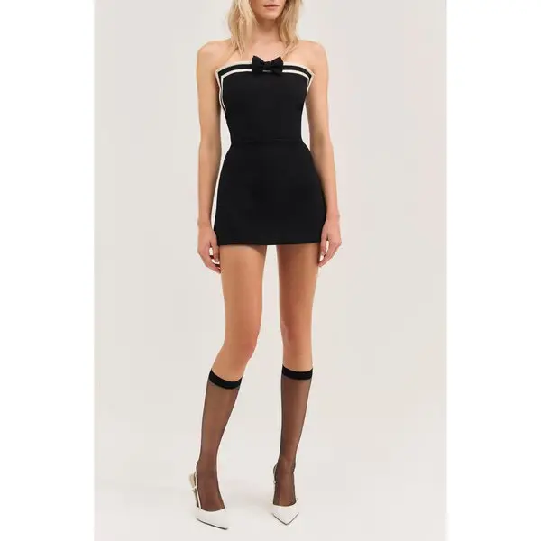 For Love & Lemons Josie Strapless Minidress