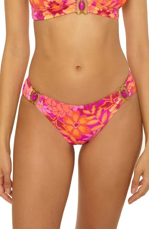 BECCA® By Rebecca Virtue Copacabana Ring Hipster Bikini Bottom - Pink Multi