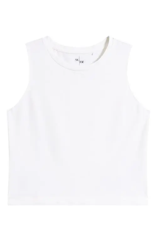 NIC+ZOE Perfect Knit Layer Tank - Paper White