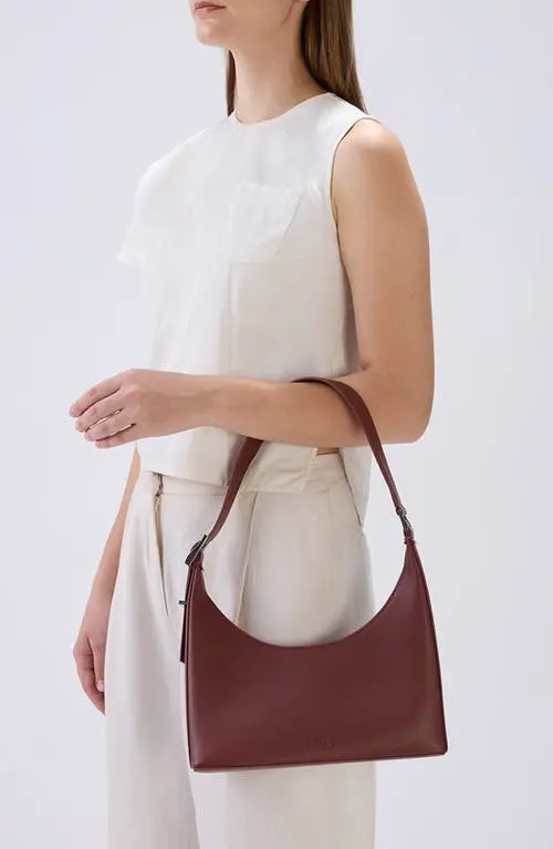 BEHNO Leather Shoulder Bag - Brick