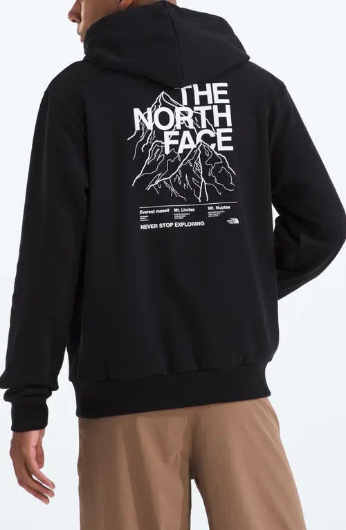 The North Face Half Dome Mountain Graphic Hoodie - Tnf Black
