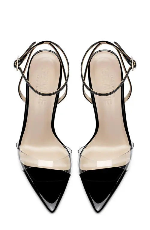 Femme La Ankle Strap Pointed Toe Sandal