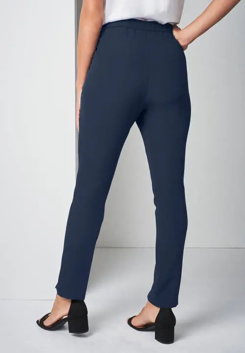 JESSICA LONDON Ankle Pants - Navy