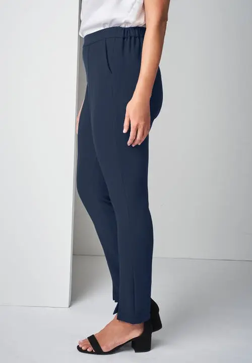 JESSICA LONDON Ankle Pants - Navy