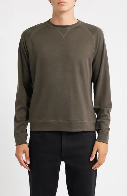 Scott Barber Wool Blend Crewneck Sweatshirt