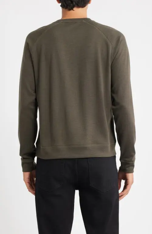 Scott Barber Wool Blend Crewneck Sweatshirt