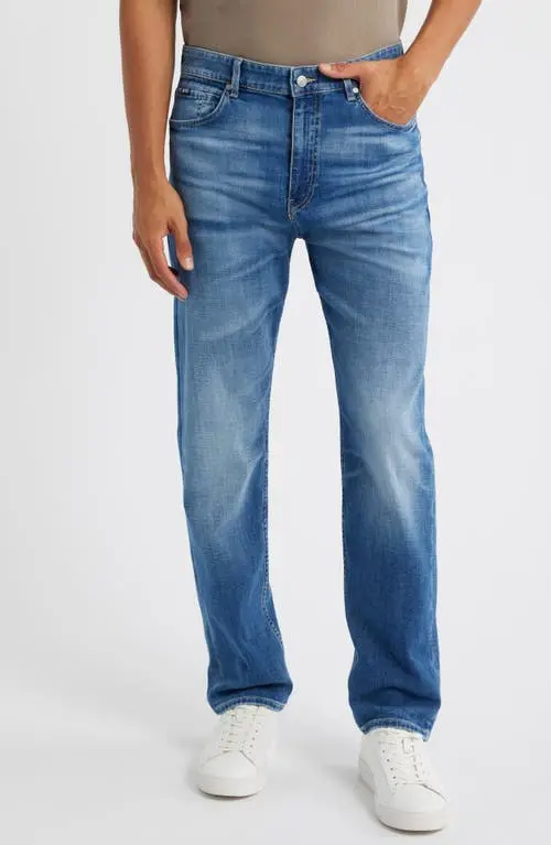 Hugo Boss Ogden Straight-leg Jeans - Bright Blue