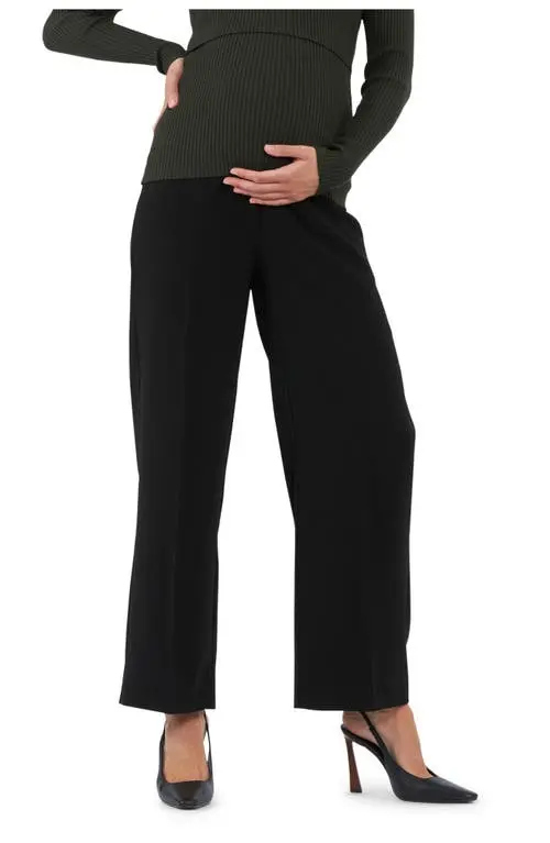 RIPE MATERNITY Alexa Wide Leg Maternity Work Pant - Black