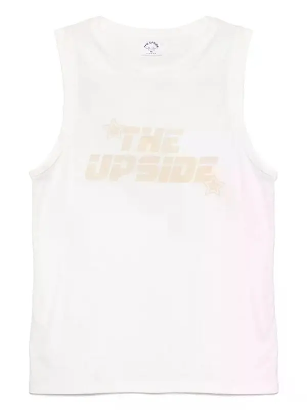 The Upside Logo-print Tank Top - White
