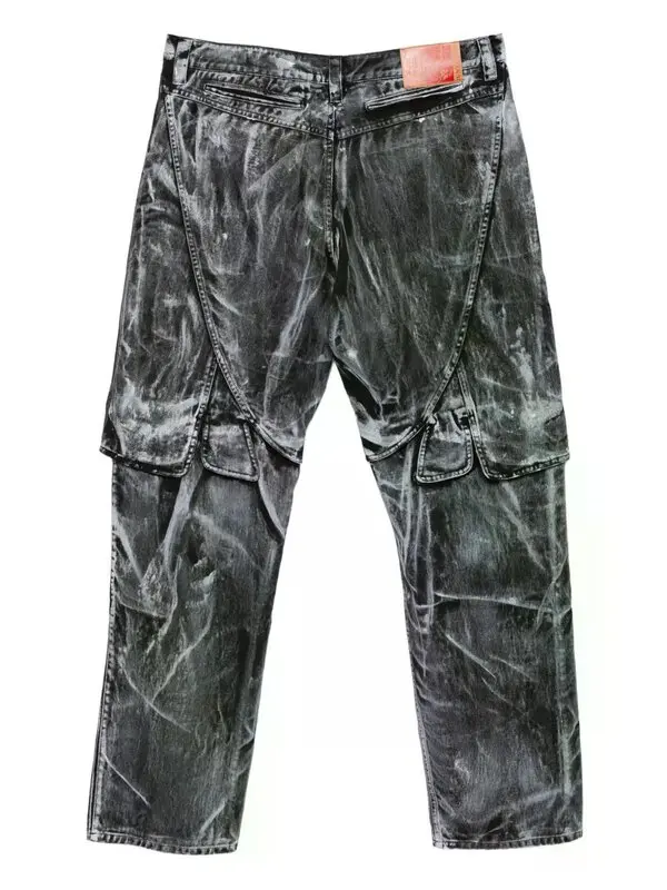 JUNTAE KIM Painted Straight Leg Jeans