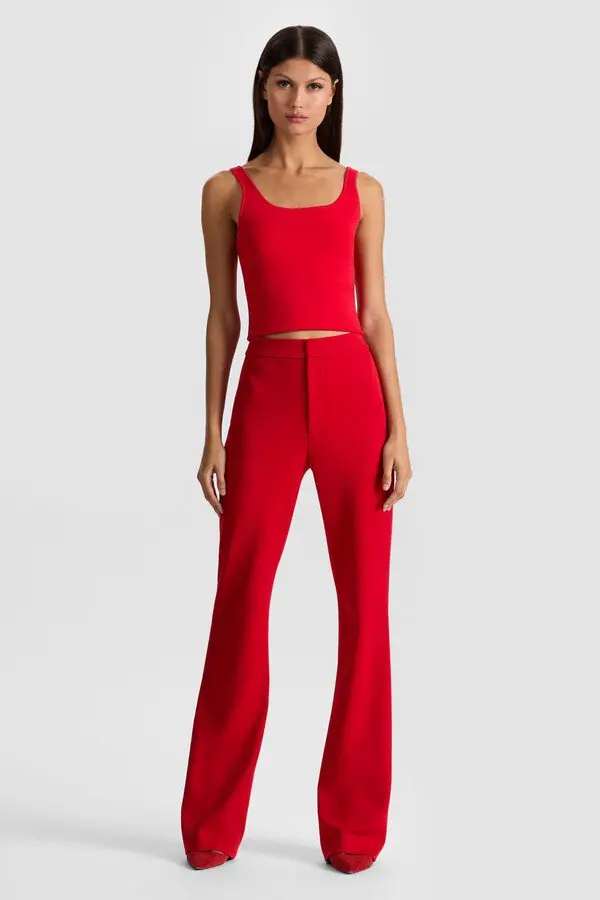 Alice + Olivia Ronnie Slim Bootcut Trouser