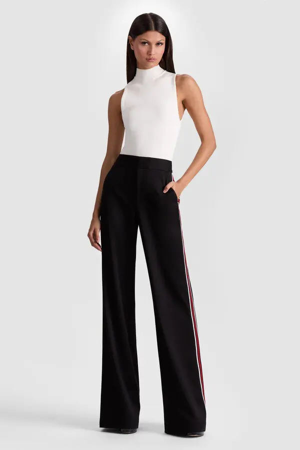 Alice + Olivia Dylan Pant With Side Stripe