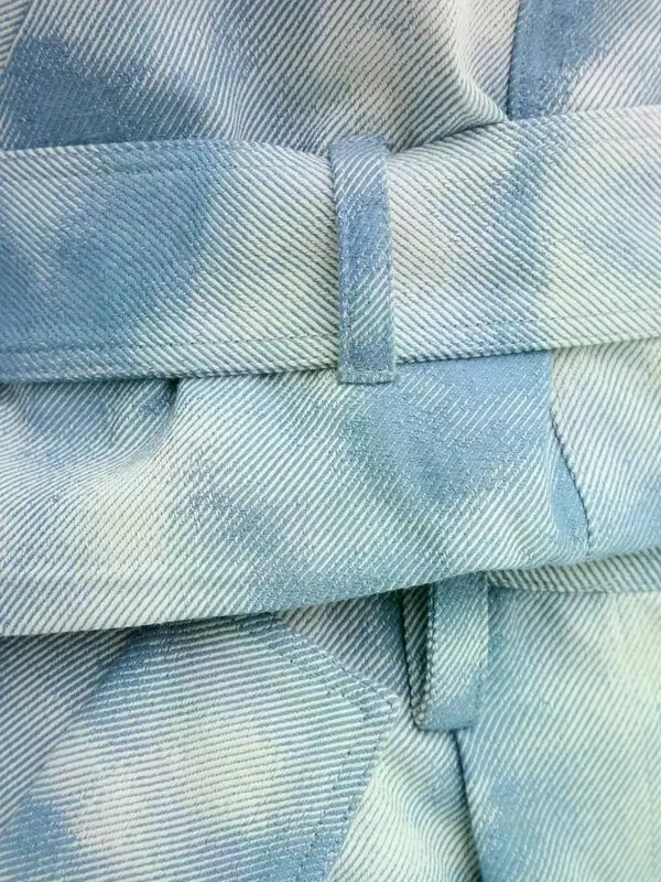 IRO PARIS Cloud-print Belted Jacket