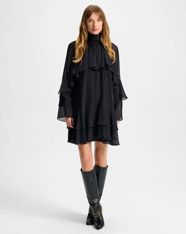 Veronica Beard Adlington Silk Mini Dress