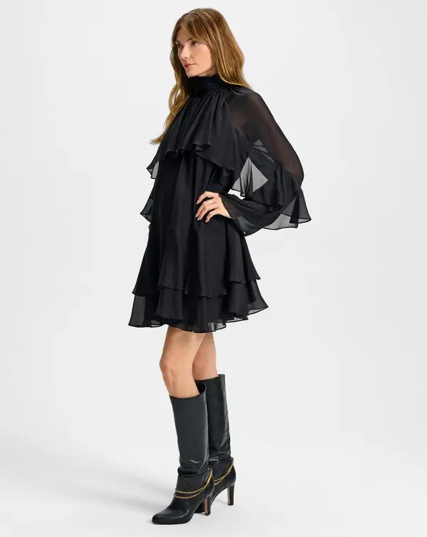 Veronica Beard Adlington Silk Mini Dress